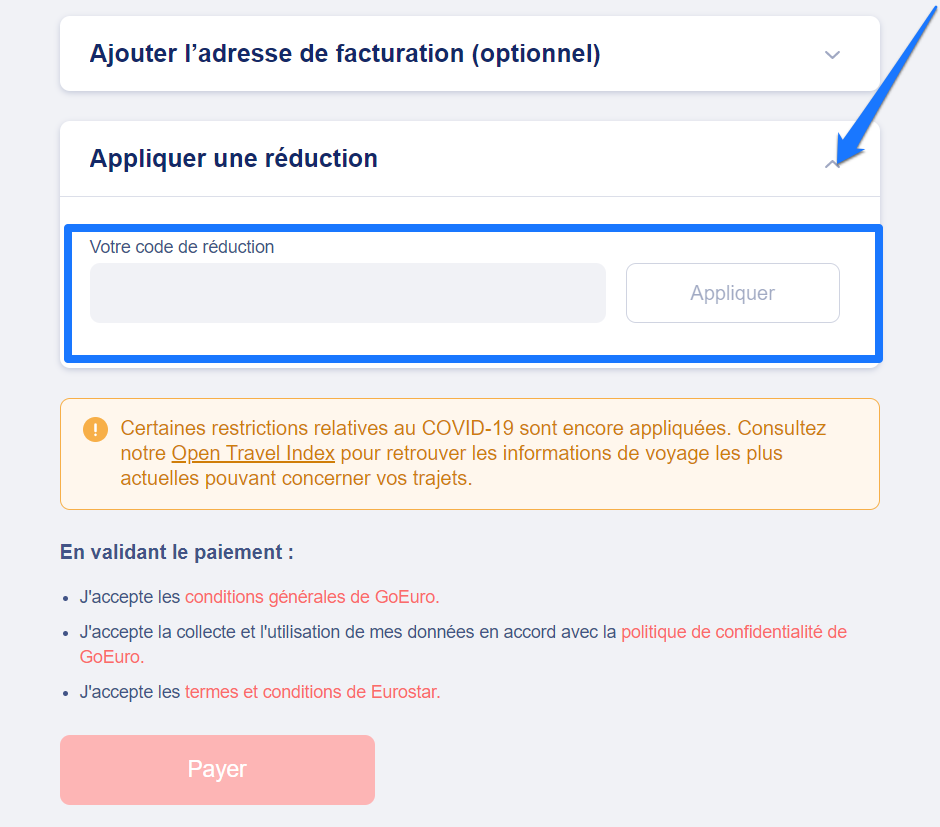 Code Promo Omio - 20 € et 10 % de réduction - mai 2026